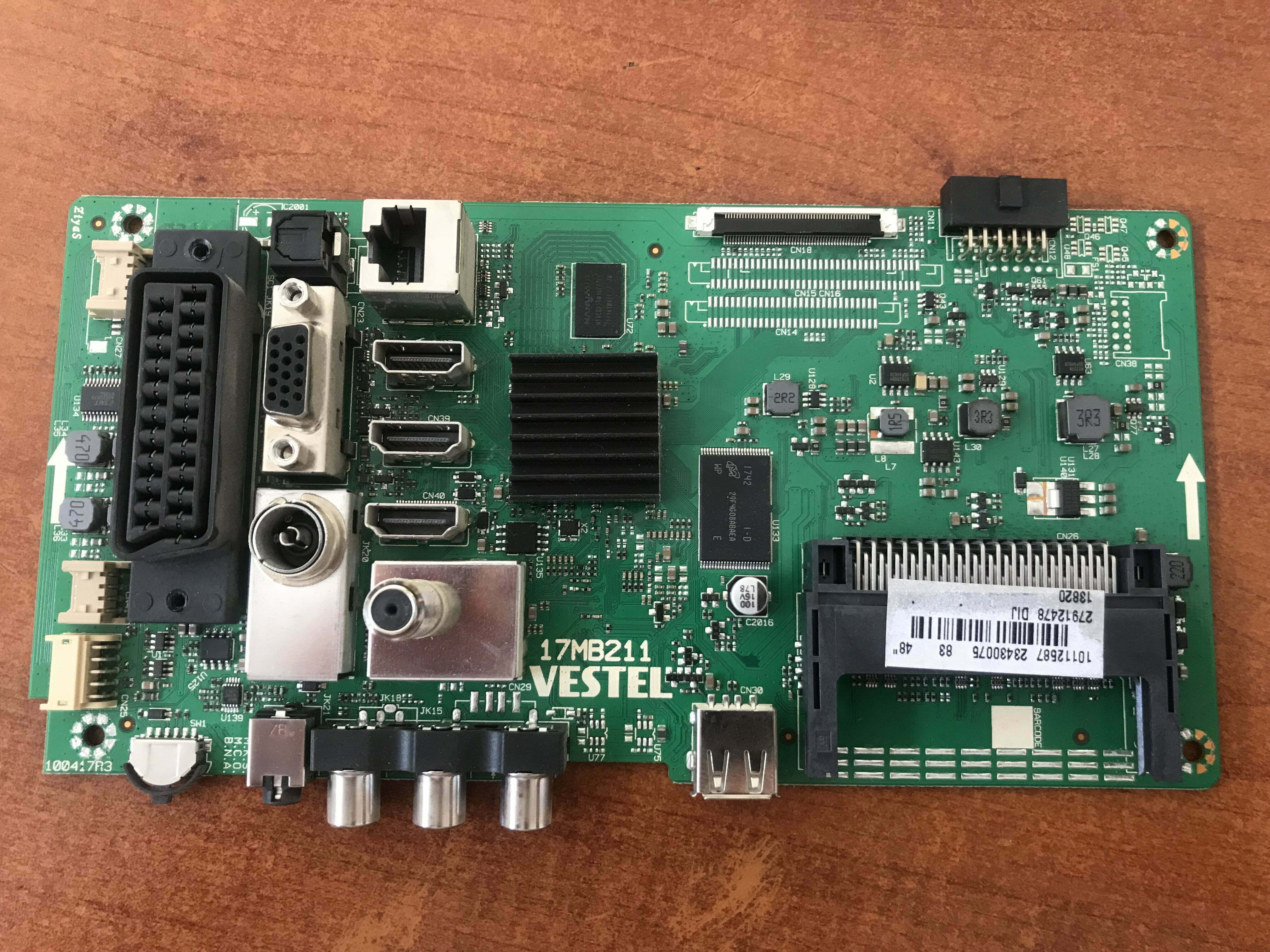 17MB211 Vestel Main Board | Tv Yedek Parçaları - Bursa Tv Tamiri ...